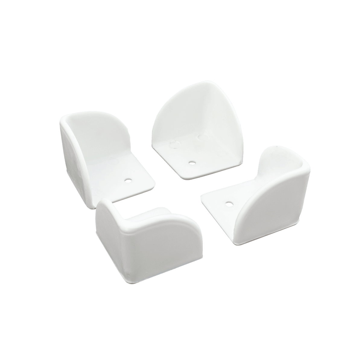 Infinity Corner Feet White (4 Pack) – EvaKool Australia